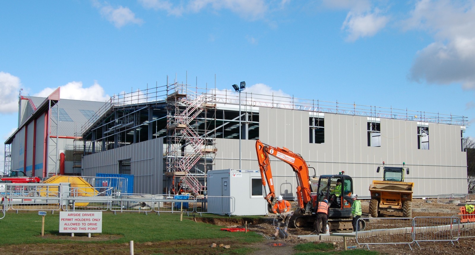 KLM UK Hangar Build Process